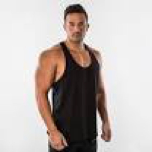 Alphalete | Shirts | Nwt Alphalete Premium Black Stringer Large | Poshmark